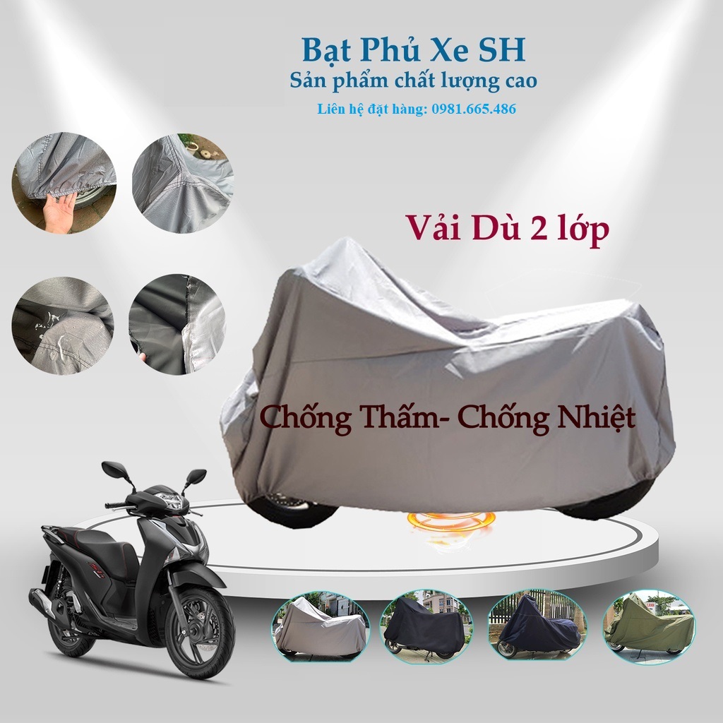 Bạt Phủ Xe Máy SH - Bạt Phủ Hưng Thịnh